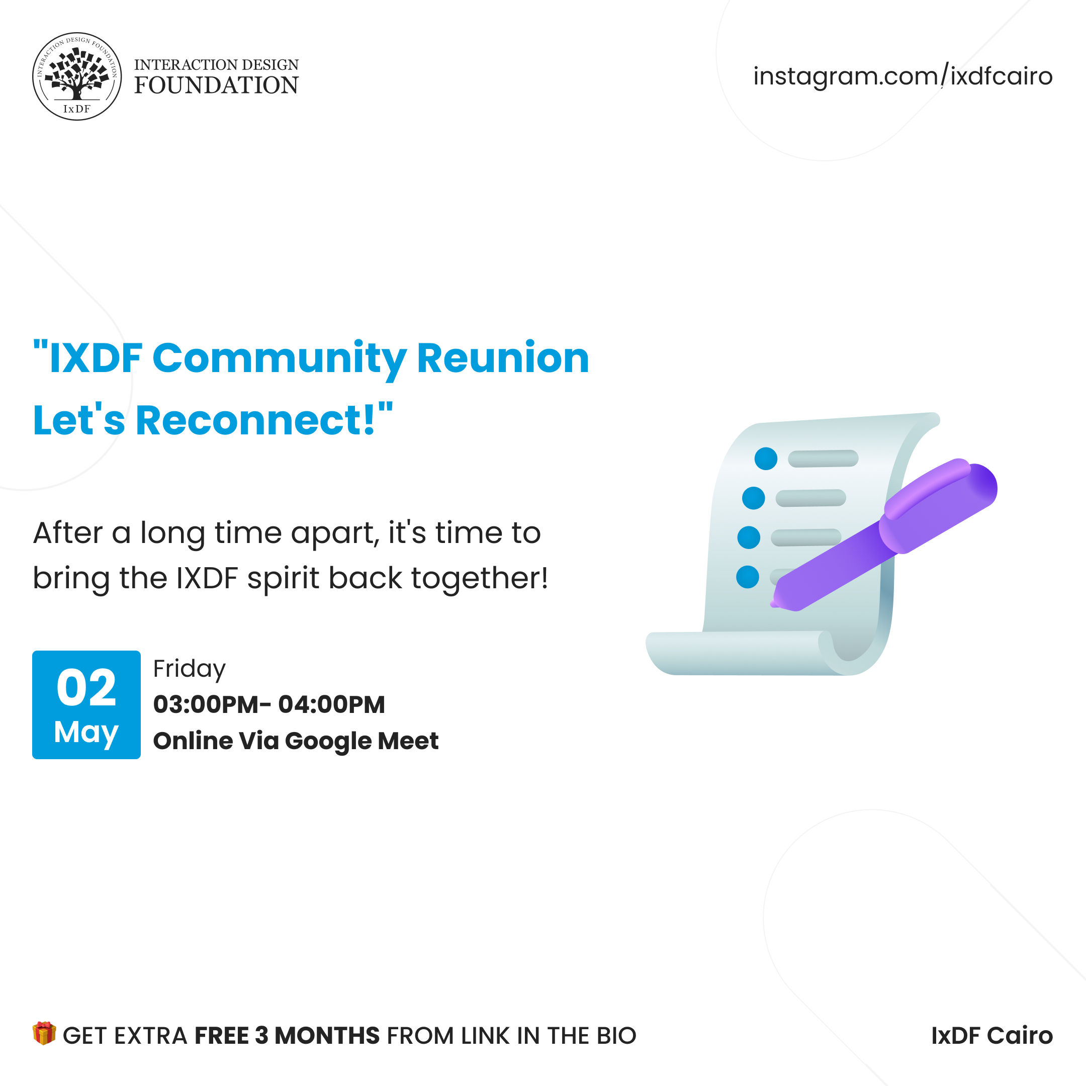 IXDF Community Reunion Let's Reconnect - May 2, 2025 | IxDF